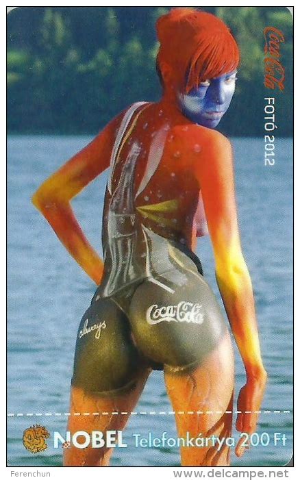 Ungarn COCA COLA SOFT DRINK EROTIC SEXY NUDE NAKED WOMAN