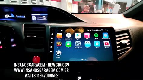New Civic G Central Multim Dia Aikon Atom Pr Ton Octacore Android