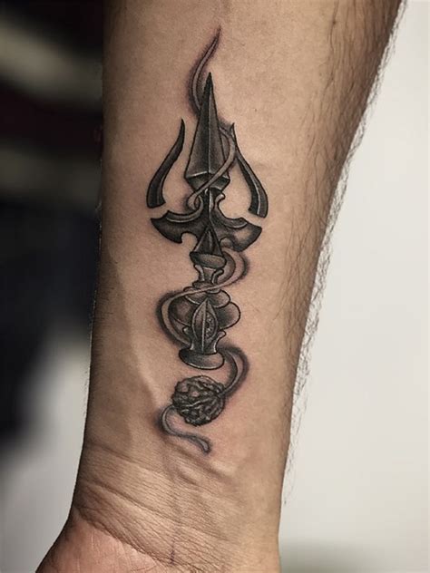 Top More Than 62 Trishul With Rudraksh Tattoo Latest In Cdgdbentre