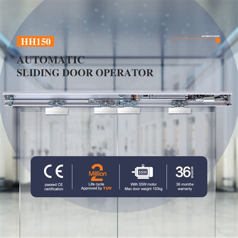 Digital Display Controller Automatic Glass Sliding Door Operator Ce