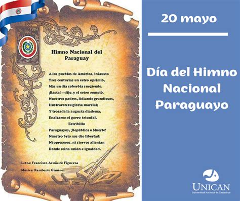 20 de mayo Día del Himno Nacional paraguayo Universidad Nacional