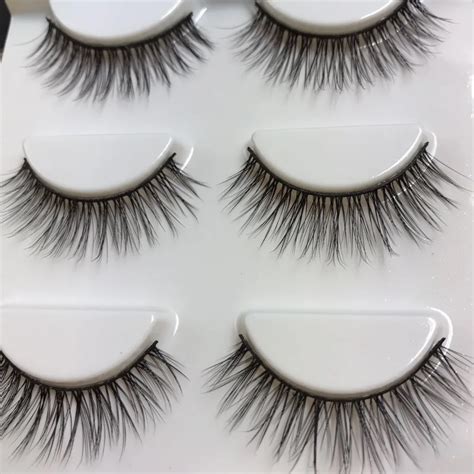 New Pairs Natural False Eyelashes Fake Lashes Long Makeup D Mink
