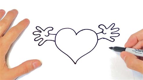 Cómo dibujar un Corazon con Manos Paso a Paso YouTube
