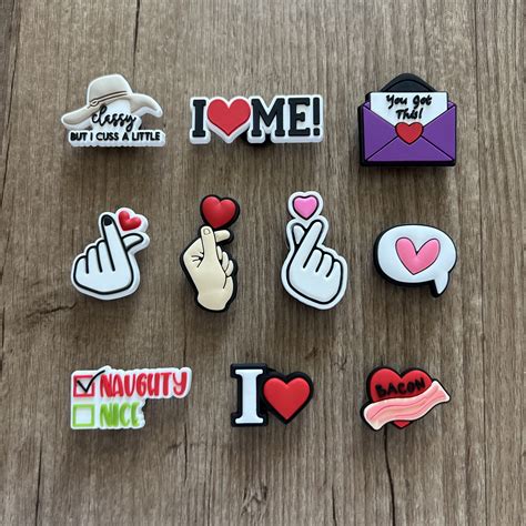 Free Monkey Crocs Jibbitz Finger Heart Croc Charms Bratz Doll