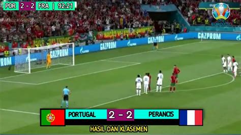 Portugal Vs Perancis Hasil Euro 2020 Tadi Malam Hasil Portugal Vs