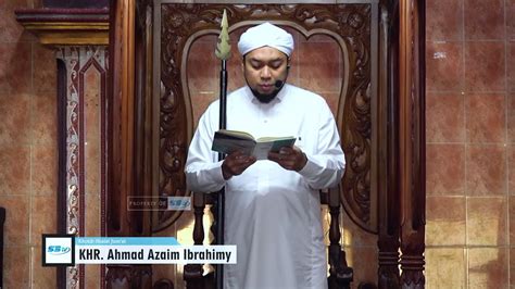 Khutbah Jum At Masjid Jami Ibrahimy 24 Mei 2024 S3tv YouTube