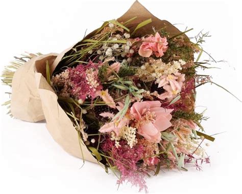Lolaa Droogbloemen Boeket Roze Cm Bol