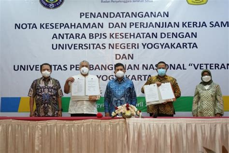 BPJS Kesehatan MoU UNY Dan UPN Yogyakarta Optimalisasi Program JKN