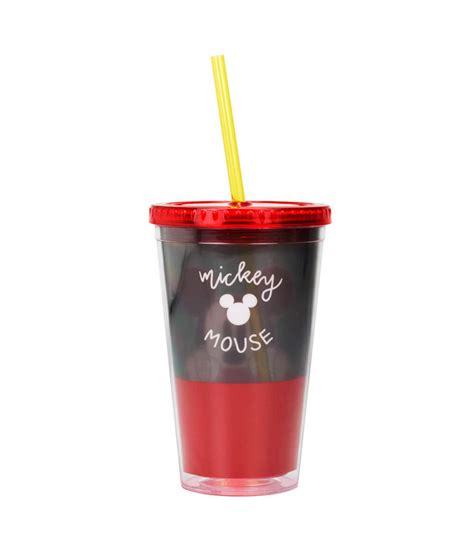 Copo Canudo Mickey 450ml Disney DQH046 MK5 D