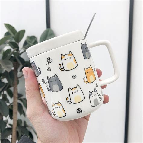 Fsile Ml Persoonlijkheid Creatieve Kat Keramisc Grandado