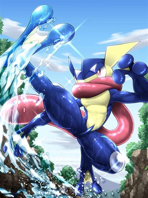 Greninja Pok Mon Image By Pixiv Id Zerochan Anime