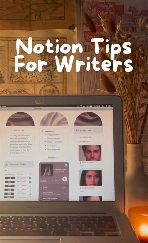 Notion Template For Writers Worldbuilding Organisation Writing