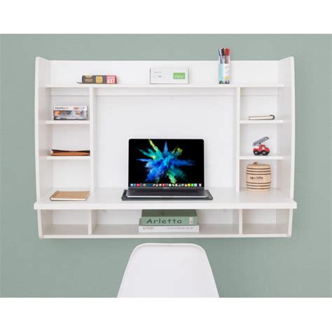Latitude Run Amon Versatile Wall Mount Floating Computer Desk