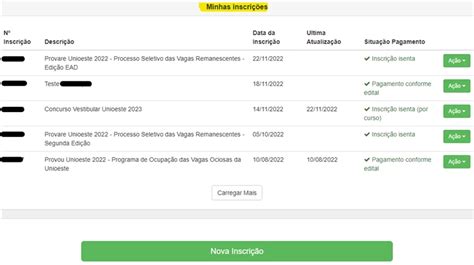 Passo a passo para Inscrição para o Concurso Vestibular Unioeste 2024
