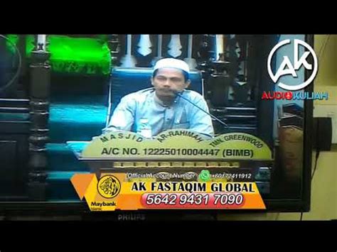 171218 KISAH SYIDINA OMAR ABD AZIZ SAHABT NABI CGU HAMIDUN MASJID