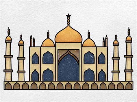 Draw The Taj Mahal Helloartsy