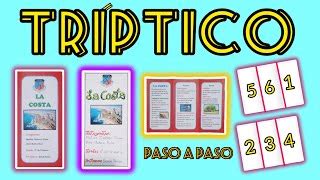 C Mo Hacer Un Tr Ptico
