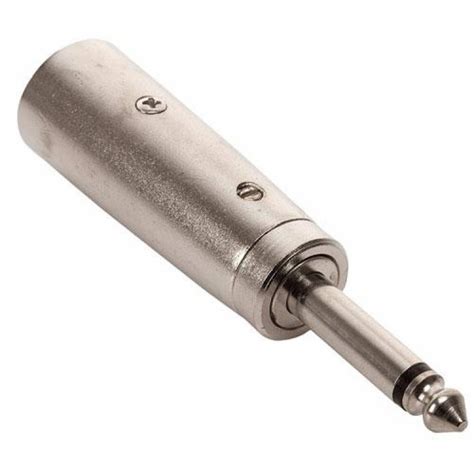 Adaptador De Plug Mm A Plug Cannon Monoaural