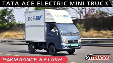 Tata Ace EV छट हथ इलकटरक मटर क सथ Range Features