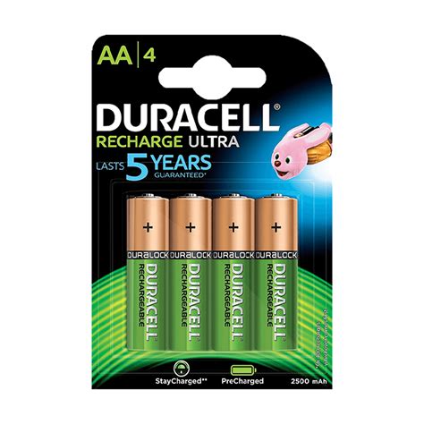 Buy Duracell Recharge Plus 2500 MAh Ni MH AA Rechargeable Battery Pack