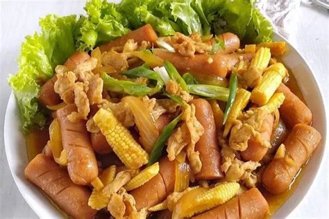 Bikin Lauk Simpel Dan Enak Pakai Resep Sosis Telur Saus Mentega