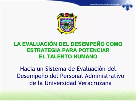 PPT LA EVALUACI N DEL DESEMPE O COMO ESTRATEGIA PARA POTENCIAR EL
