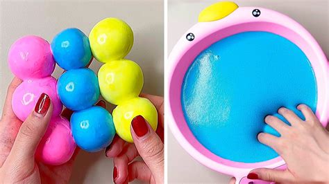 Oddly Satisfying Slime ASMR No Music Videos Relaxing Slime 2023 27