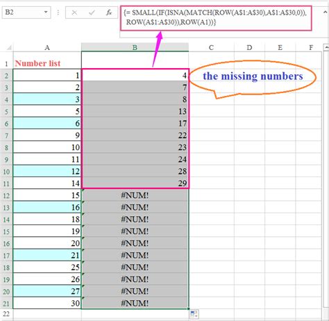 how to identify missing numbers sequence in excel number patterns hot sex picture