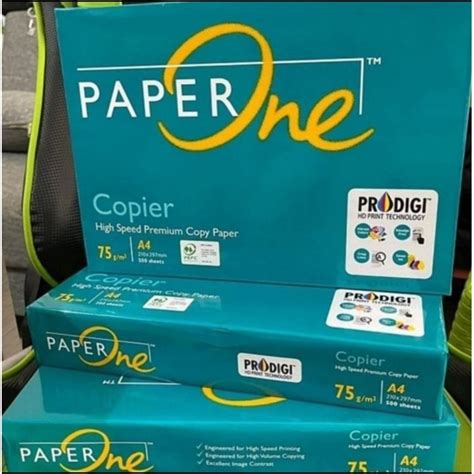 Jual PAPERONE KERTAS HVS A4 75GR Shopee Indonesia