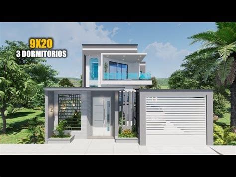 CASA HERMOSA DE DOS PISOS 9X20 PISCINA 3 DORMITORIOS JMC 2021