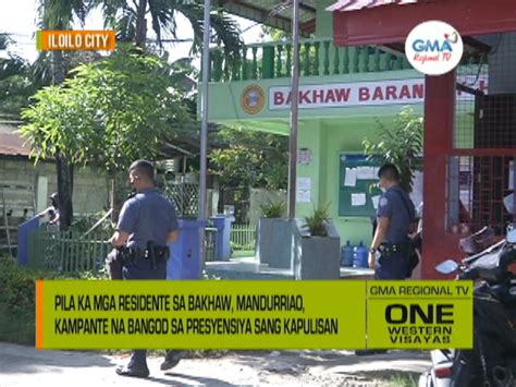 One Western Visayas Pila Ka Mga Residente Kampante Na Bangod Sa