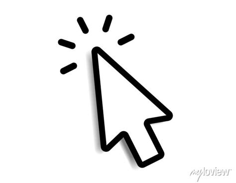 Mouse Click Cursor Set Hand Cursor Click Icon Mouse Pointer Wall