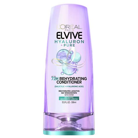L Oreal Paris Elvive Hyaluron Pure Moisturizing Conditioner For Oily