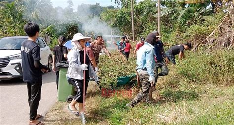Penduduk Kg Agudon Sertai Program Gotong Royong Ceramah Utusan Riset