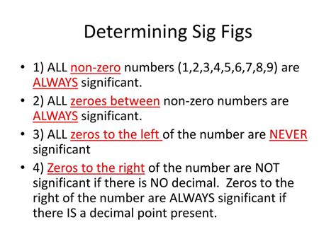 Sig Fig Rules And Examples