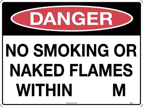 Danger No Smoking Or Naked Flames Within