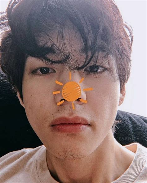 Bts Taehyung V On Instagram When He Is Without Makeup He Is Just At