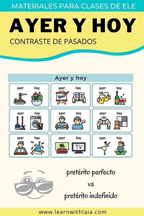 Contraste De Pasados Actividad Para Clases De Ele Ejercicios Para