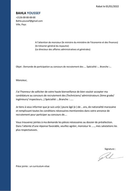 Modèle de lettre au premier ministre pdf Hot Sex Picture