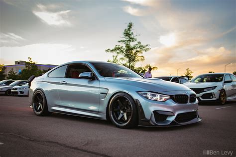 Silver BMW M4 Leaving Car Meet In Warrenville BenLevy