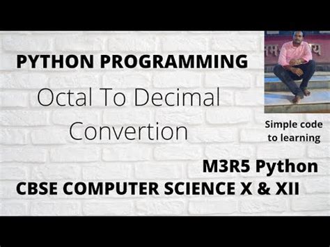 Octal To Decimal In Python How To Convert Octal To Decimal In Python