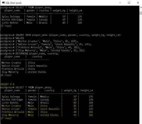 Postgresql Insert Into Table 9 Examples