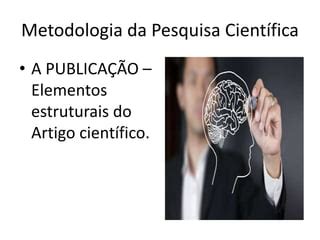 Estrutura Do Artigo Cientifico PPT