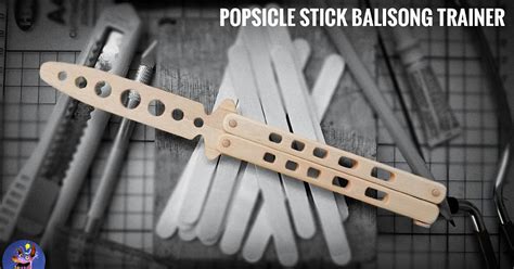 How To Make Butterfly Knife Balisong With Popsicle Stick Boker Plus