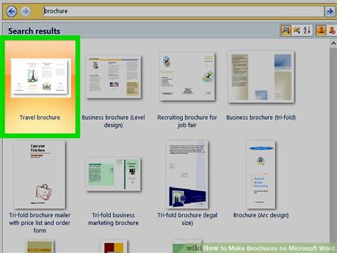 How To Make Brochures On Microsoft Word With Pictures Wikihow