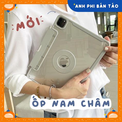 Thế hệ mới 2023 ốp Case Bao Da Máy Tính Bảng Nam Châm Có Thể Xoay