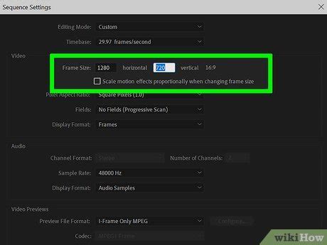 How To Change Sequence Frame Size In Premiere Pro Webframes Org