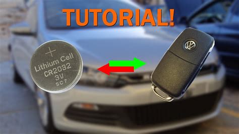 Cambio De Pila Bateria Llave Volkswagen Vento Jetta Golf MK6 Scirocco