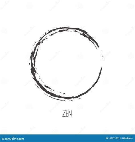 Stroke Enso Zen Symbol Stock Photo CartoonDealer 138467058