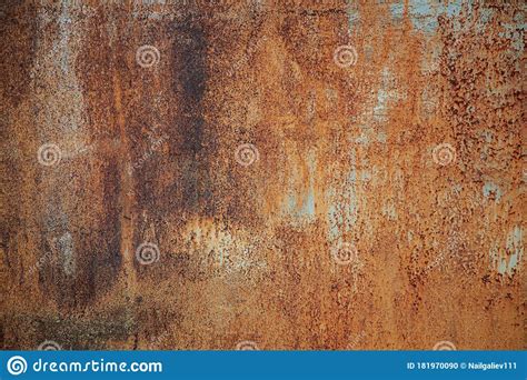 Textura De Uma Velha Chapa De Metal Enferrujado Foto De Stock Imagem